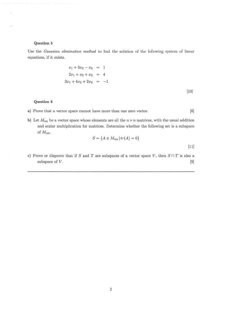LIA502S - LINEAR ALGEBRA 1 - 1ST OPP - JUNE 2022 :: NUST past ...