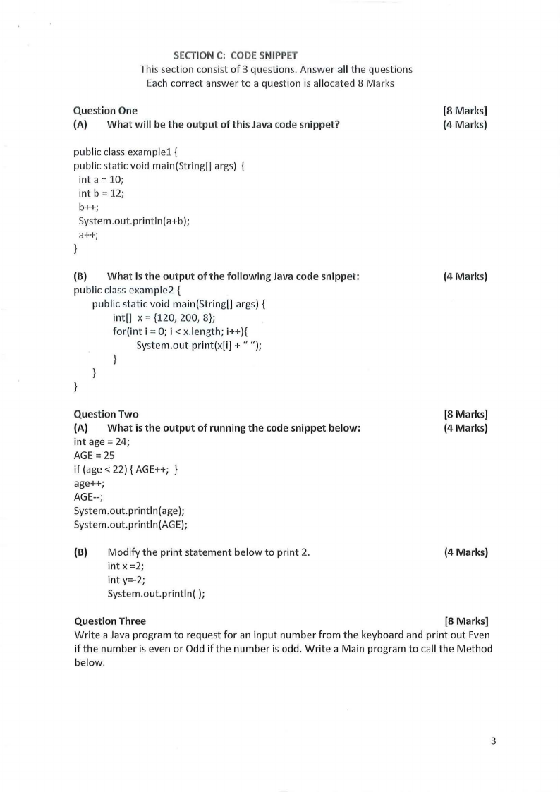 PRG510S - PROGRAMMING 1 - 2ND OPP - JAN 2024 :: NUST past examination papers between 2020 and ...
