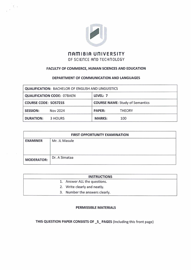 BIS621S - BUSINESS INFORMATION SYSTEMS 2B - 1ST OPP - NOVEMBER 2023 ...