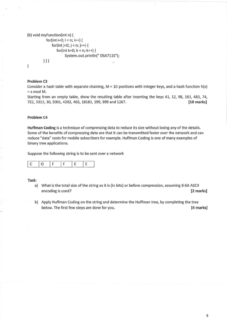 DSA711S - DATA STRUCTURES AND ALGORITHMS 2 - 1ST OPP - JUNE 2024 ...