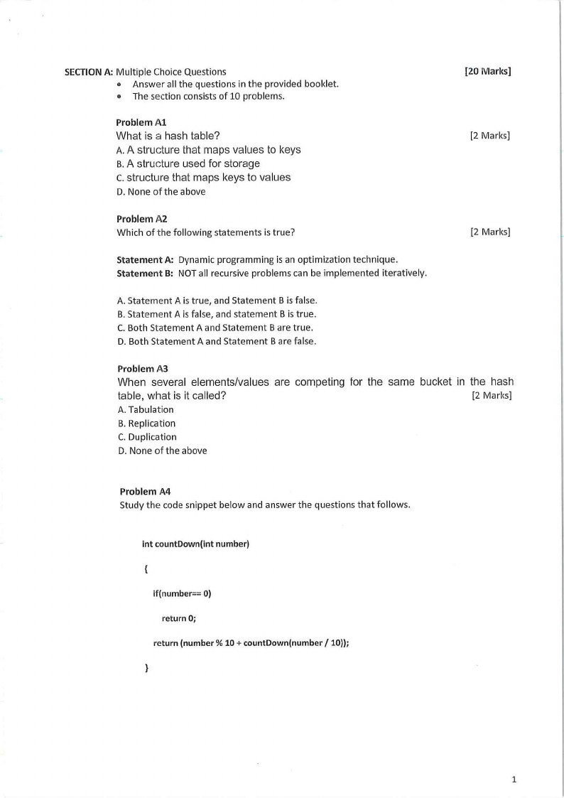 DSA711S - DATA STRUCTURES AND ALGORITHMS 2 - 2ND OPP - JULY 2024 ...