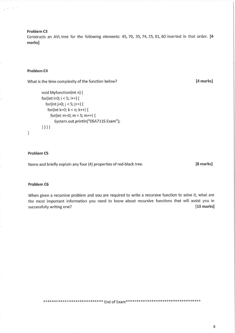 DSA711S - DATA STRUCTURES AND ALGORITHMS 2 - 2ND OPP - JULY 2024 ...