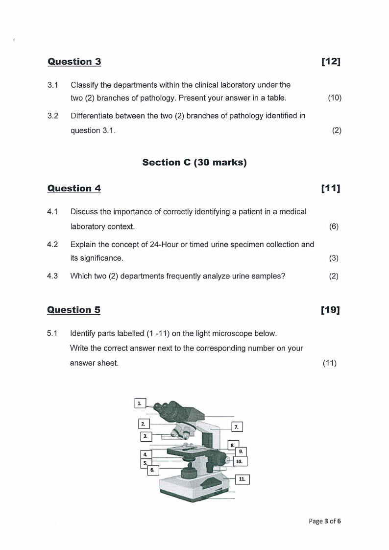 IML511S - INTRODUCTION TO MEDICAL LABORATORY SCIENCES - 1ST OPP - JUNE 2022 :: NUST past ...