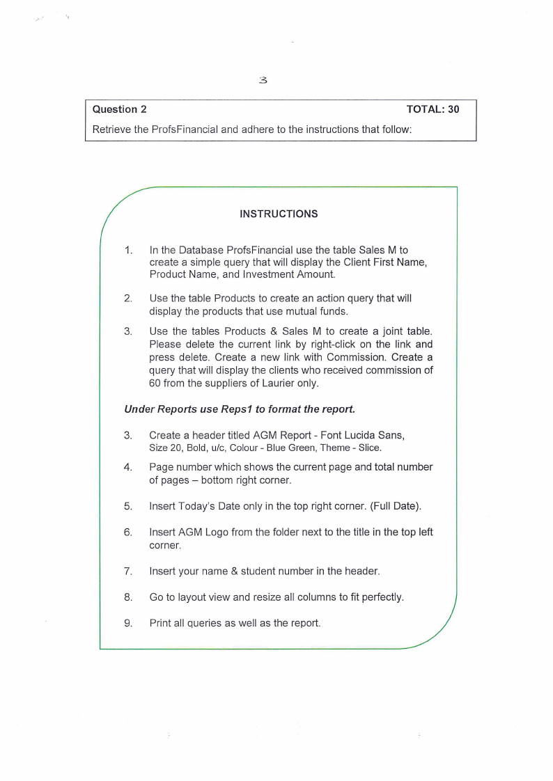 BAP621S - BUSINESS APPLICATIONS 2B - 2ND OPP - JANUARY 2023 :: NUST ...