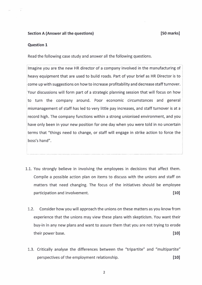 LRT811S - Labour Relations Theory - 2nd OPP - JUN 2023 :: NUST past ...