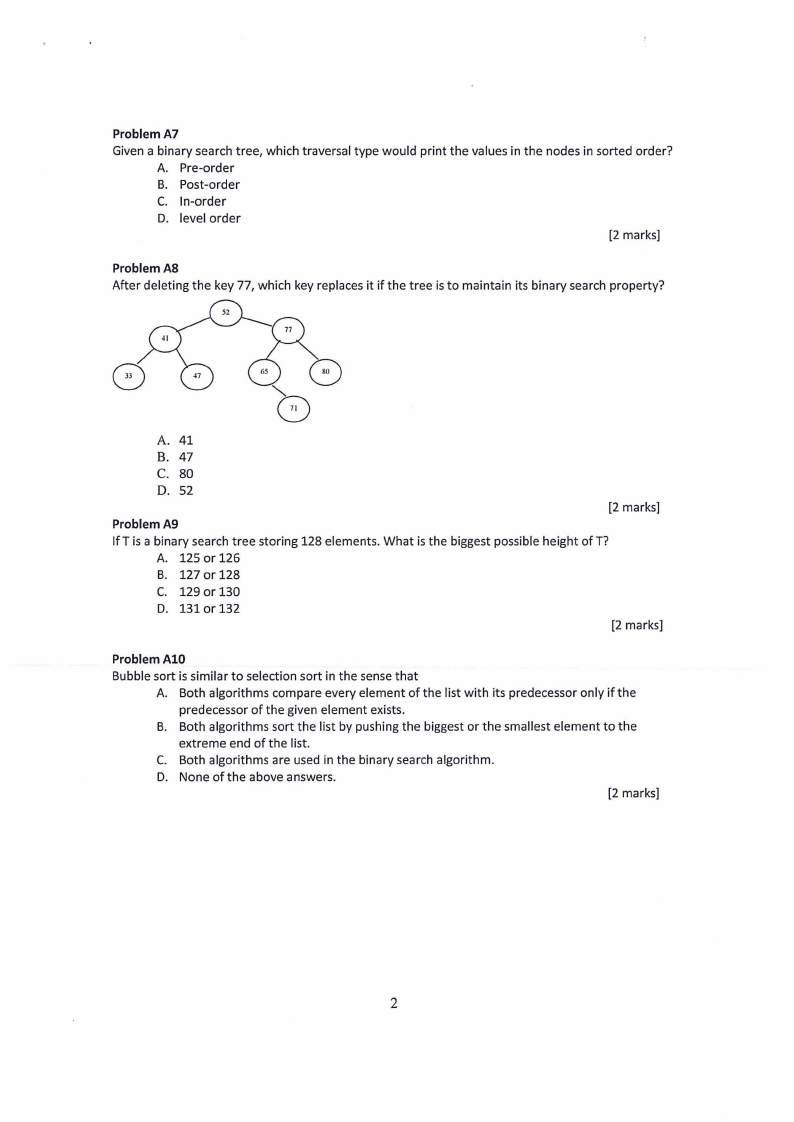 DSA610S - DATA STRUCTURES AND ALGORITHMS - JULY 2019 - 2ND OPP :: NUST ...
