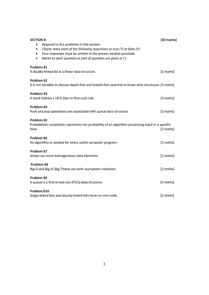 DSA610S - DATA STRUCTURES AND ALGORITHMS - JULY 2019 - 2ND OPP :: NUST ...