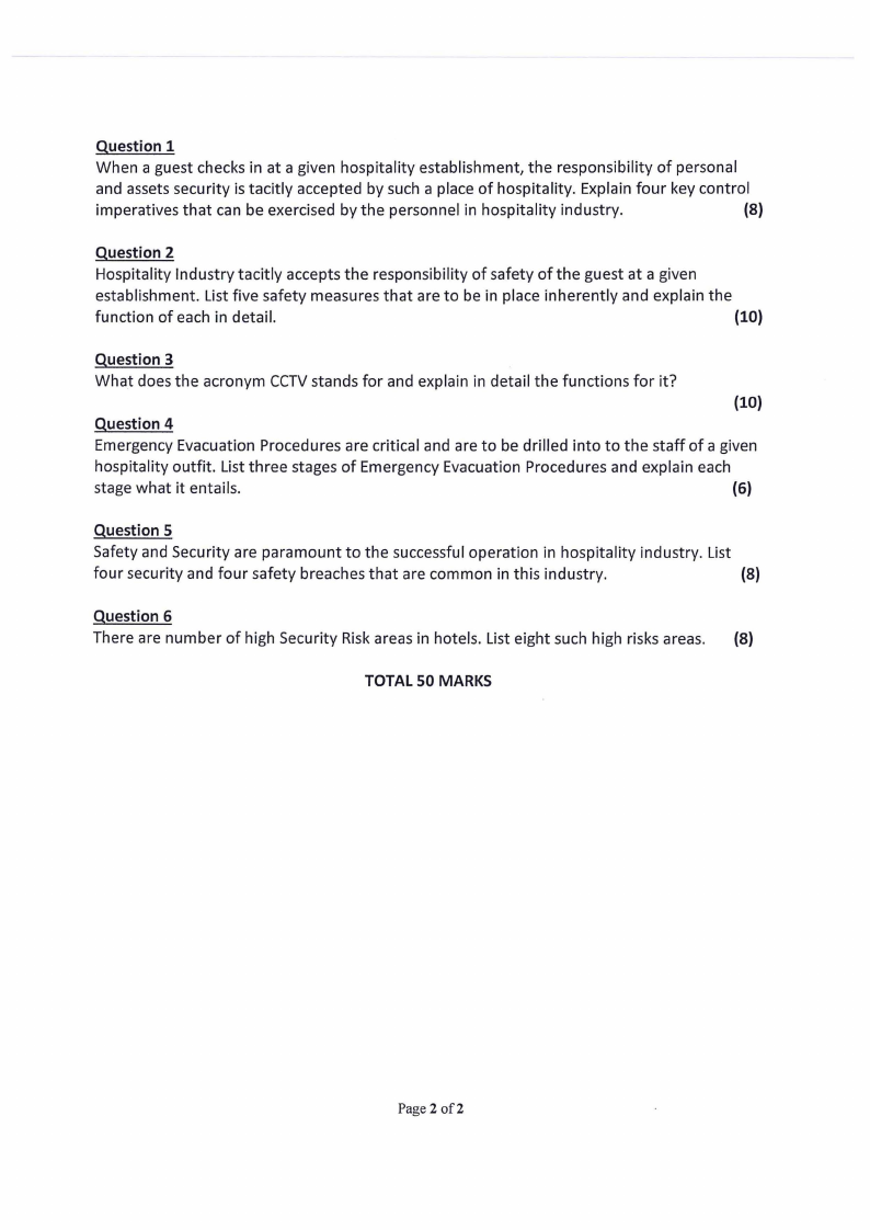 SSF510S - SAFETY SECURITY AND FIRST AID - 1ST OPP - JUNE 2022 :: NUST ...