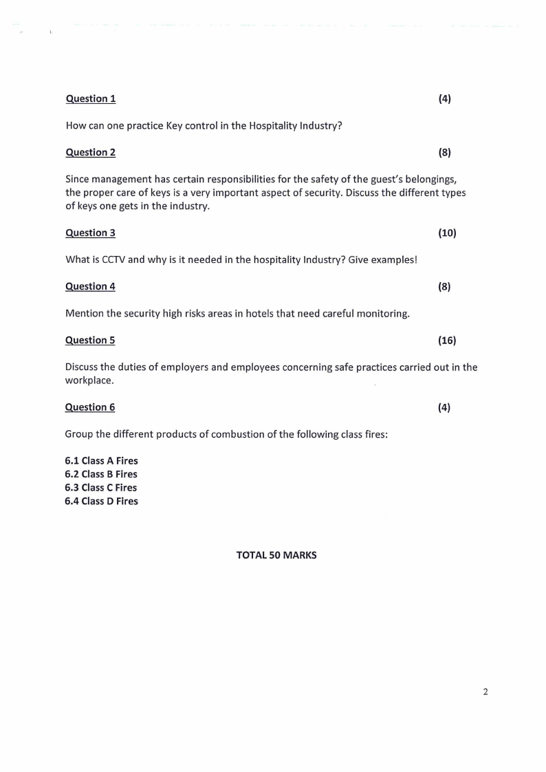 SSF510S - SAFETY SECURITY AND FIRST AID - 1ST OPP - JUNE 2023 :: NUST ...