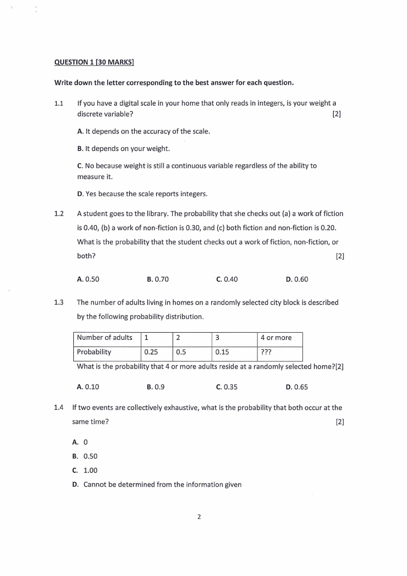 BBS111S - BASIC BUSINESS - 2ND OPP - JULY 2022 :: NUST past examination ...