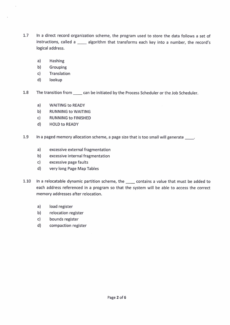 OPS621S - OPERATING SYSTEMS - 2ND OPP - JAN 2020 :: NUST past ...