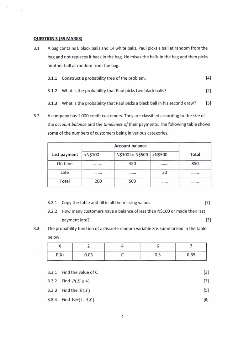 BBS111S - BASIC BUSINESS - 1ST OPP - JUNE 2022 :: NUST past examination ...