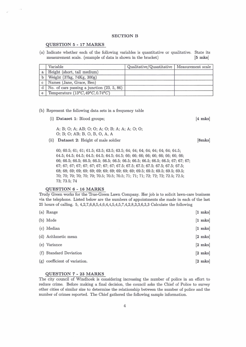 MSS511S - MATHEMATICS AND STATISTICS FOR SPATIAL SCIENCES - 1ST OPP ...