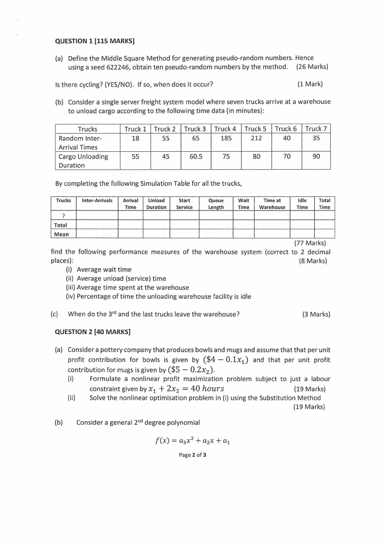 MMO702S - MATHEMATICAL MODELLING 2 - 2ND OPP - JAN 2023 :: NUST past ...