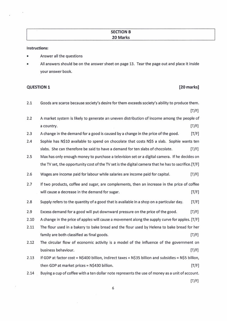 ITE411S-INTRODUCATION TO ECONOMICS-1ST OPP- JUNE 2024 :: NUST past ...