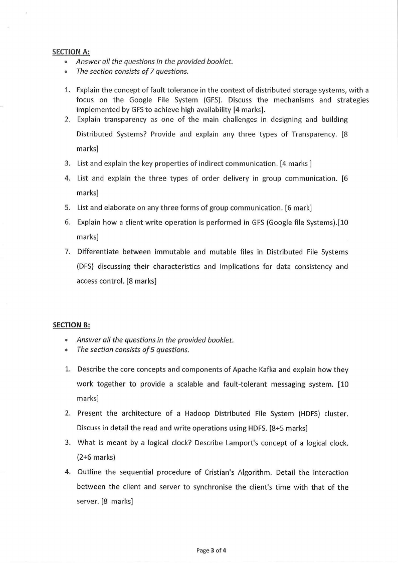 DSA612S - DISTRIBUTED SYSTEMS AND APPLICATIONS - 1ST OPP - NOV 2023 ...