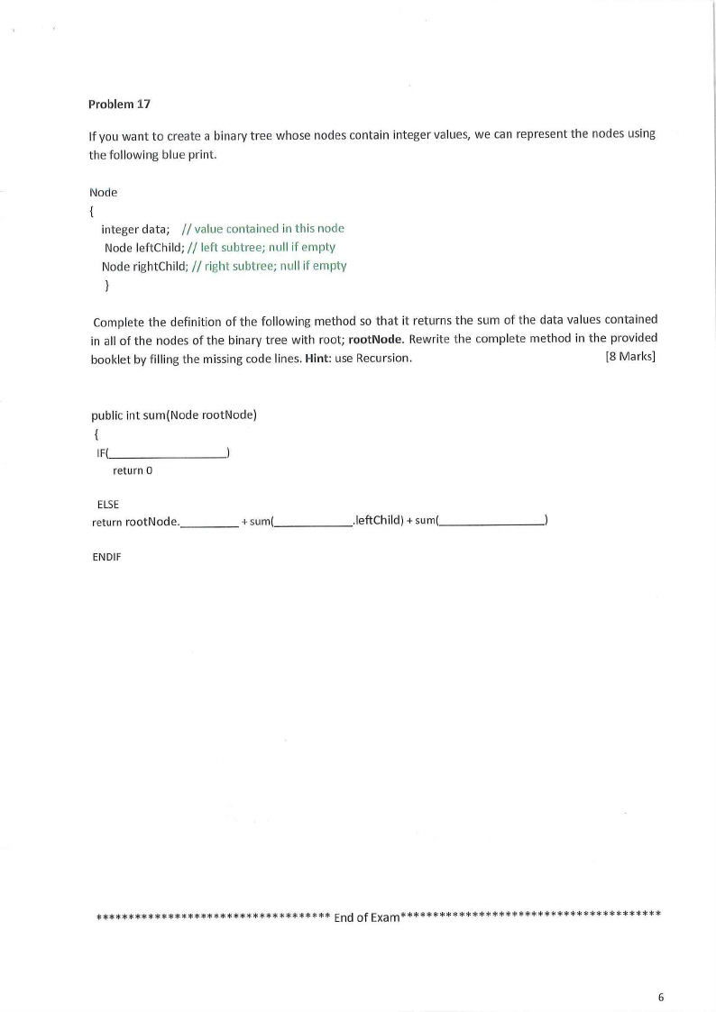 DSA521S - DATA STRUCTURES AND ALGORITHMS 1 - 1ST OPP - NOV 2023 :: NUST ...