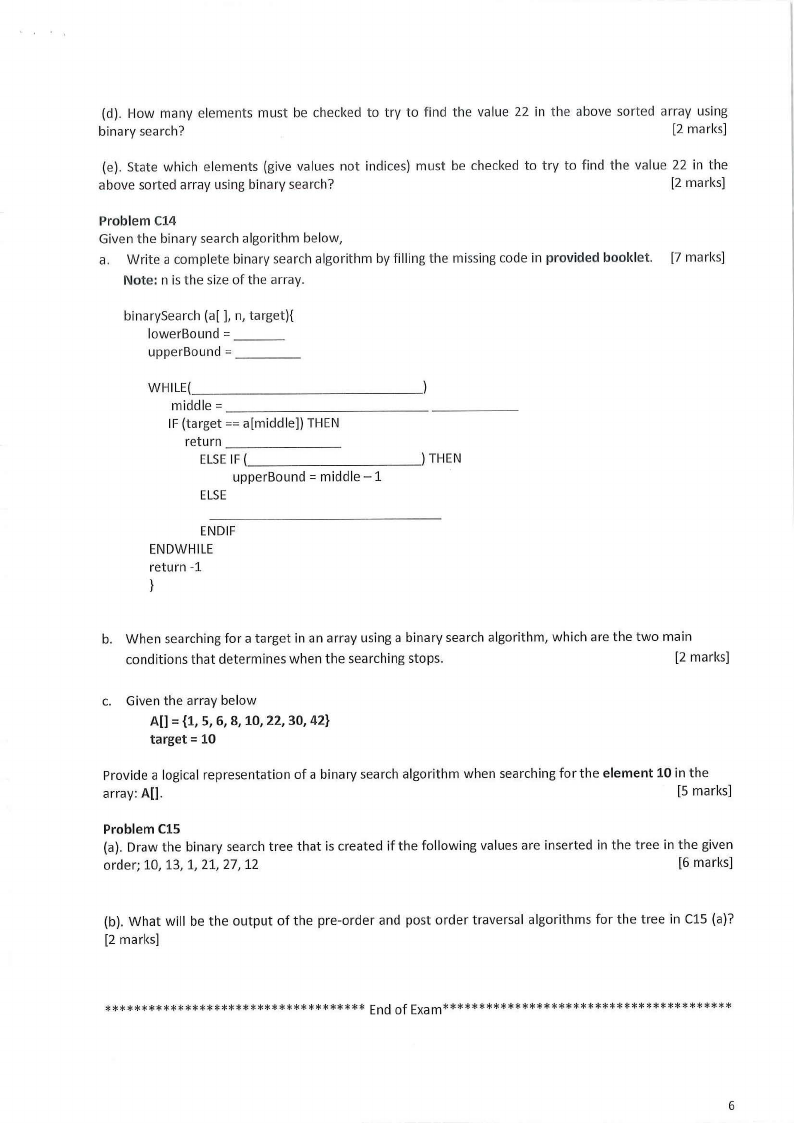 DSA521S - DATA STRUCTURES AND ALGORITHMS 1 - 2ND OPP - JAN 2024 :: NUST past examination papers ...