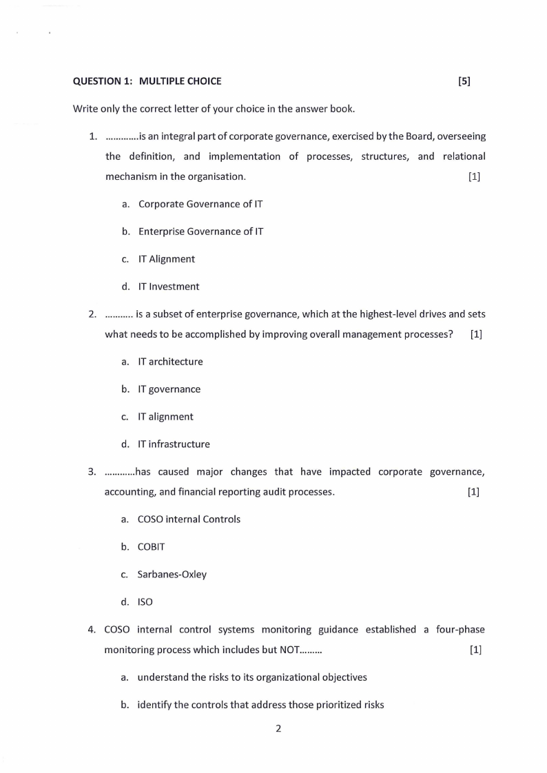 ISG711S - INFORMATION SYSTEM STRATEGY and GOVER - IST OPP - JUNE 2022 ...