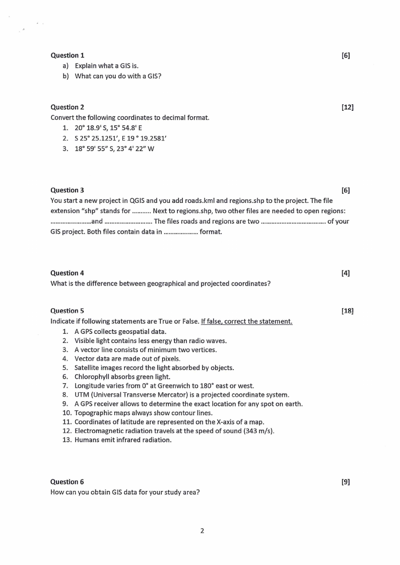 GRS62S1 - APPLICATION OF GIS AND REMOTE SENSING IN AGRICULTURE - 1ST ...