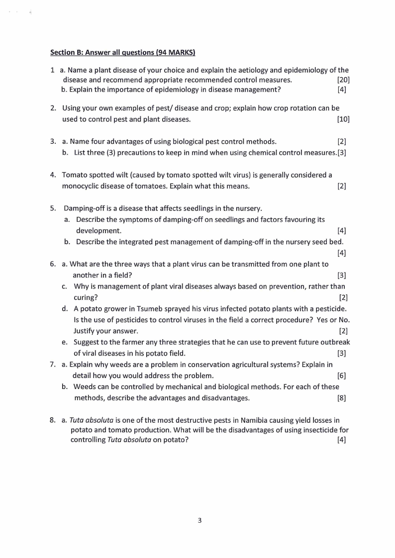 PPN610S - PLANT PROTECTION - 1st Opp - JUNE 2022 :: NUST past ...