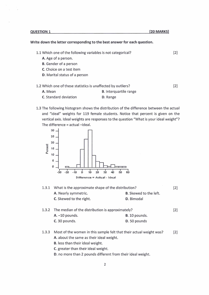 BBS111S - BASIC BUSINESS STATISTICS 1A- 2ND OPP - JULY 2023 :: NUST ...