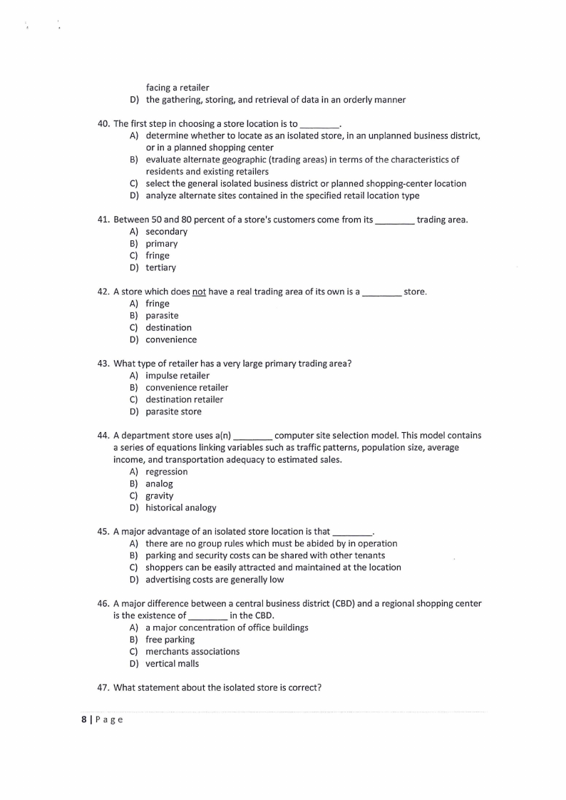 BRM711S - Retail Management -1st Opp - June 2022 :: NUST past ...