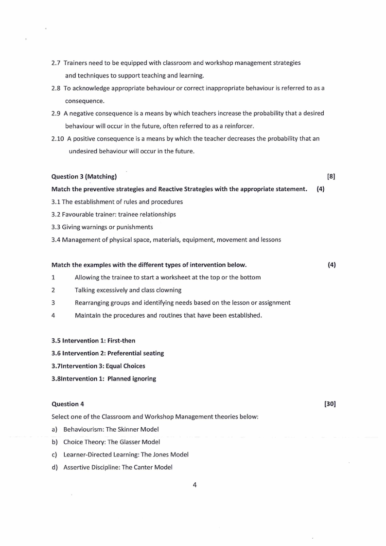 CWM510S - CLASSROOM AND WORKSHOP MANAGEMENT - 2ND OPP - JULY 2023 ...