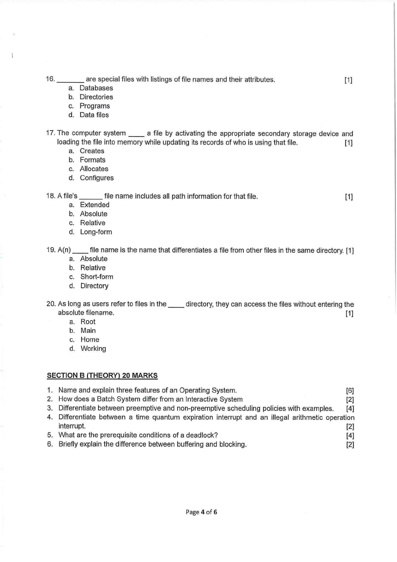 OPS611S - OPERATING SYSTEMS - 2ND OPP - JULY 2024 :: NUST past ...