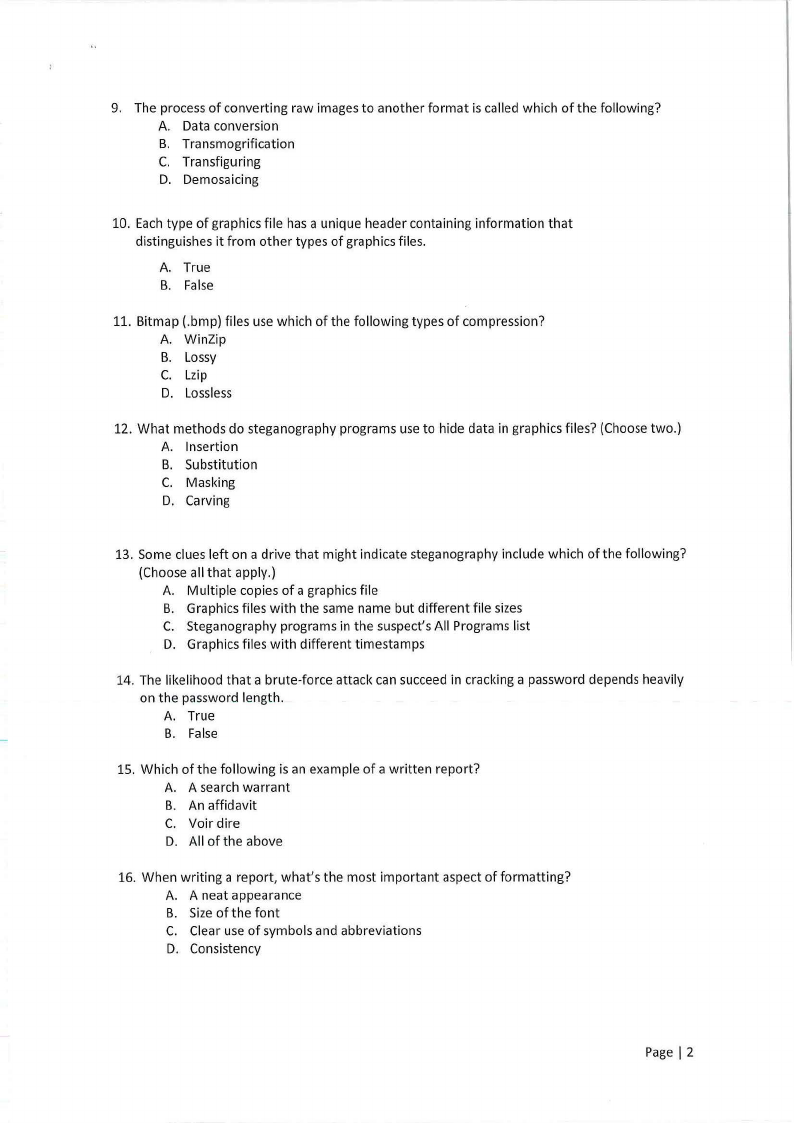 CFR712S - COMPUTER FORENSICS - 1ST OPP - JUNE 2024 :: NUST past ...