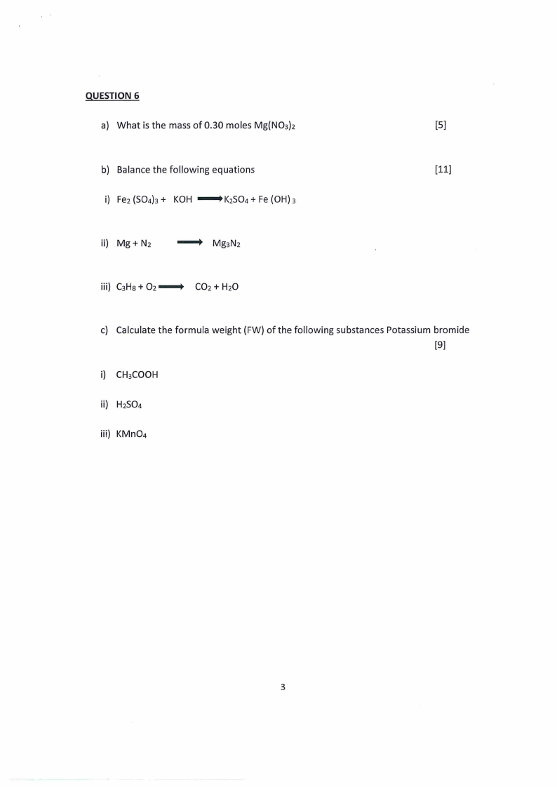 ICA511S - INTRODUCTION TO CHEMISTRY - 1st Opp - JUNE 2022 :: NUST past ...