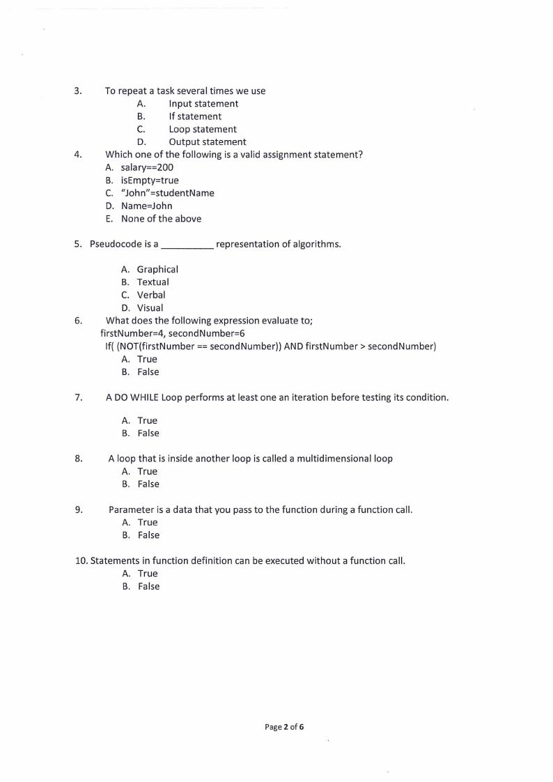 ICG511S - INTRODUCTION TO COMPUTING - 2ND OPP - JULY 2023 :: NUST past ...